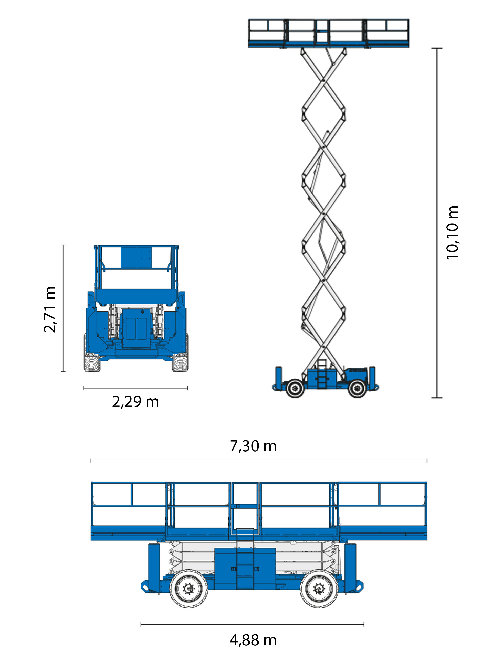 GENIE GS3390RT - Nacelles ciseaux - Duma Rent